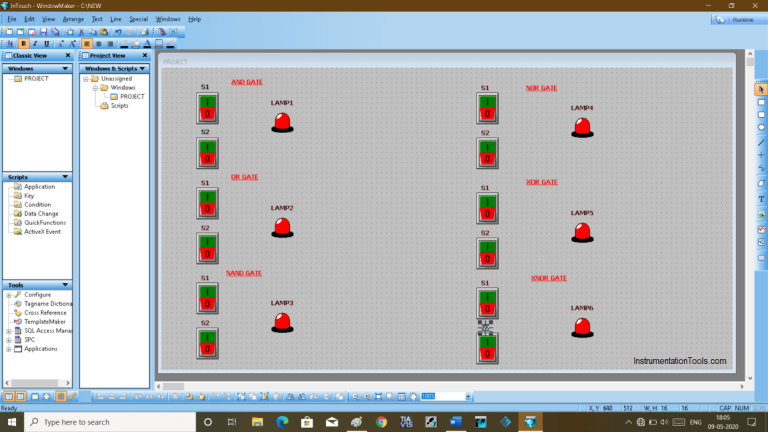 Create Logic Using Intouch Scada Scripting