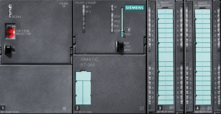 Configuration of Input and Output Tags in Siemens Scada and PLC
