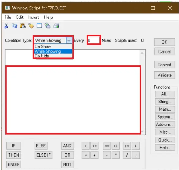Create Logic Using Intouch Scada Scripting
