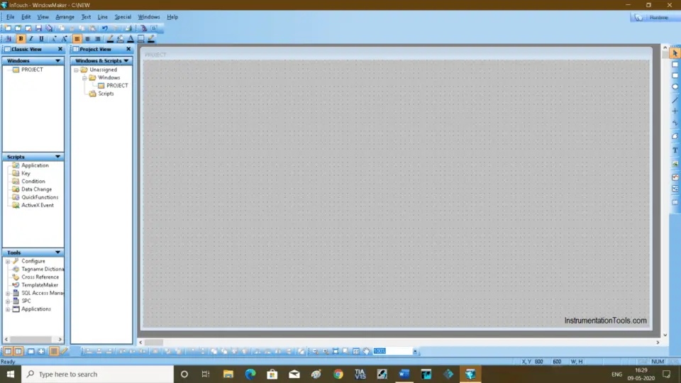 Create Logic Using Intouch Scada Scripting