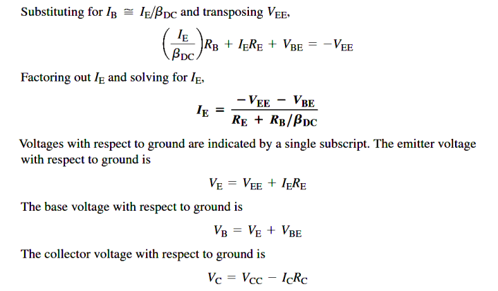 Transistor Emitter Bias - Inst Tools