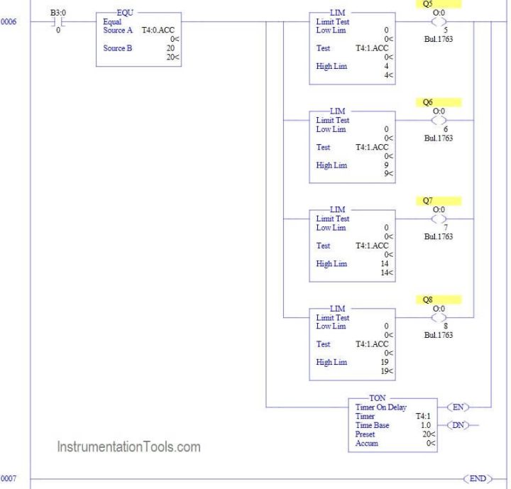 Ladder Logic Example with Timers - InstrumentationTools Ladder Logic Example with Timers - InstrumentationTools