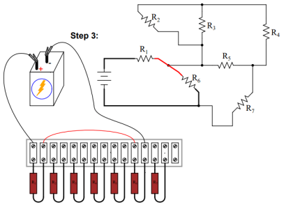 Building Series-Parallel Resistor Circuits on Terminal Strip