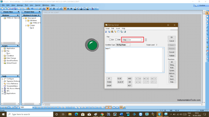 Types Of Script In Intouch Scada Instrumentationtools