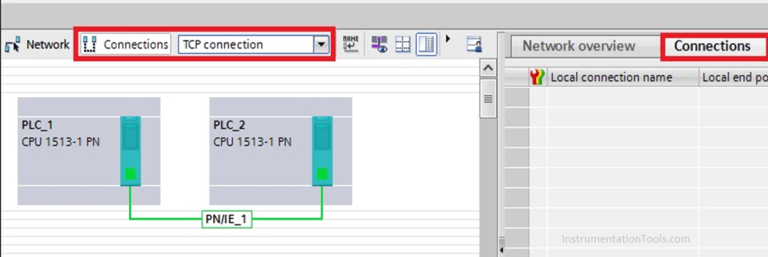 Open User Communication in Siemens Tia Portal - PLC to PLC