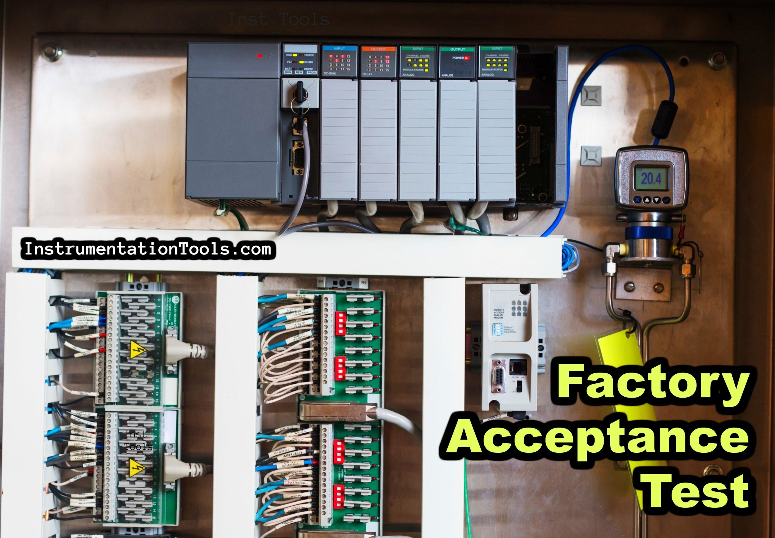Factory Acceptance Test FAT Of A PLC Panel Inst Tools Factory Acceptance Test FAT Of A PLC Panel Inst Tools