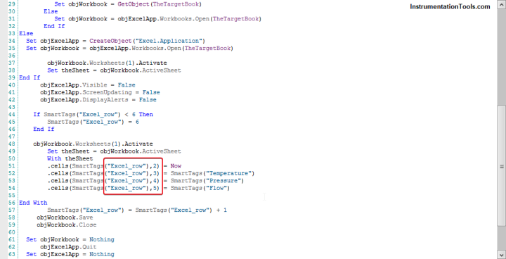 Export Data From Wincc Runtime Advanced Into Excel Using Vb Script 3334