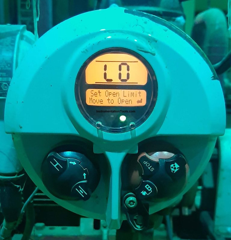 Rotork Motor Operated Valve Basic Configuration