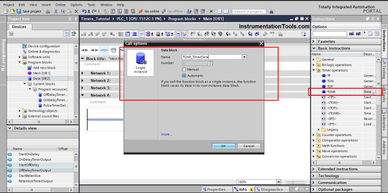 Timers In Plc Programming Siemens Tia Portal Tutorials
