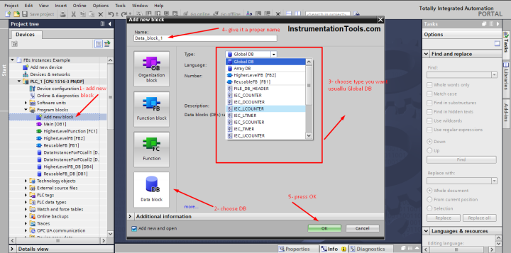 What is a Data Block? Global Data Blocks in PLC