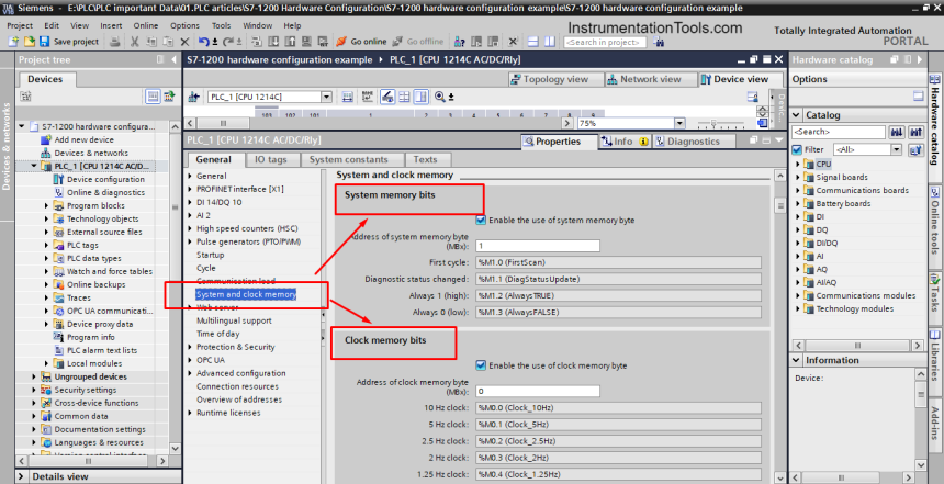 S7-1200 Hardware Configuration - Siemens PLC Tutorials