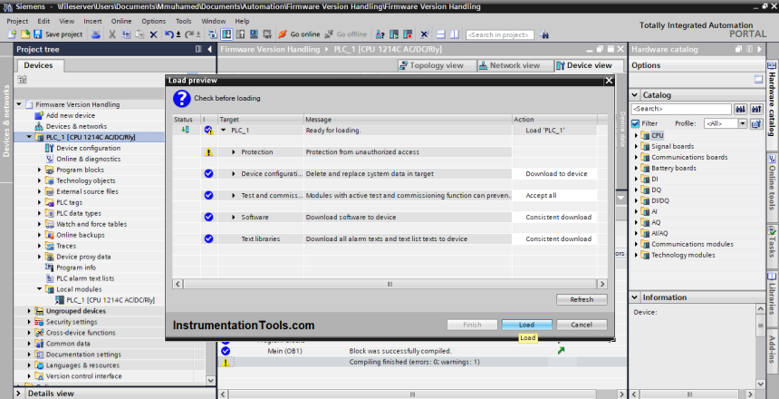 What is the Firmware Version of a PLC? - Siemens PLC Hardware