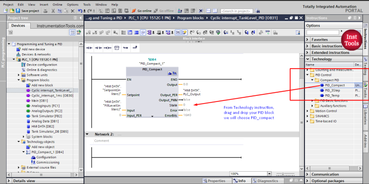 Programming and Tuning PID Controller in PLC