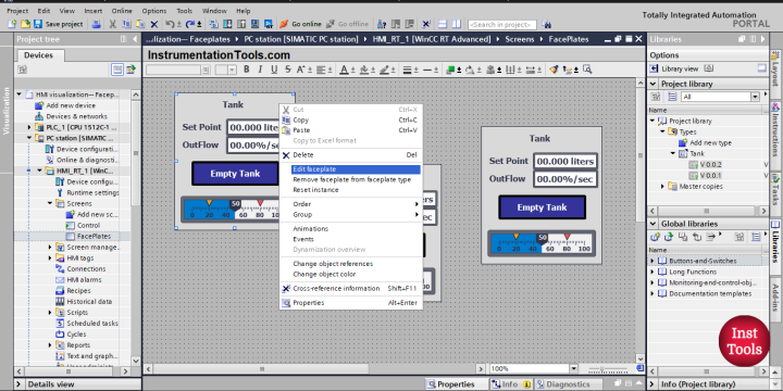 What are Faceplates? How to Create a Faceplate? HMI Visualization
