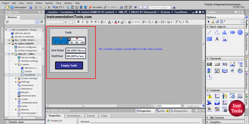 What are Faceplates? How to Create a Faceplate? HMI Visualization