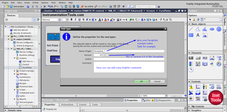 What are Faceplates? How to Create a Faceplate? HMI Visualization