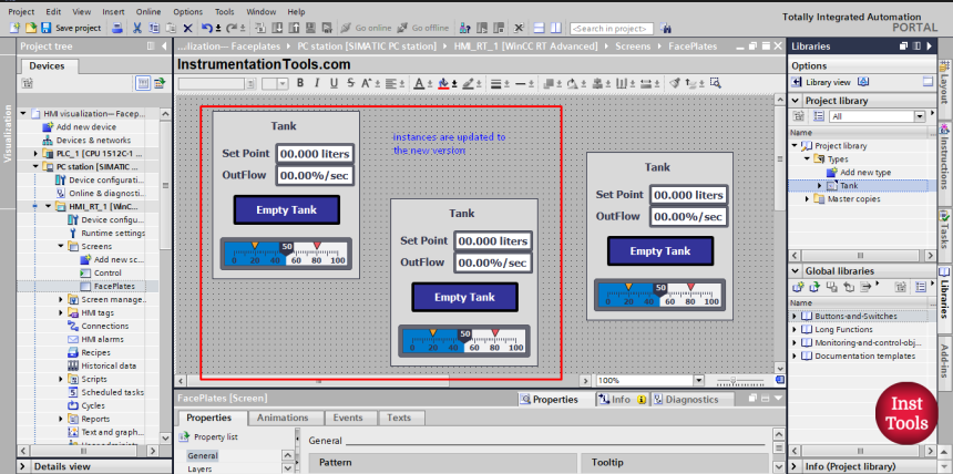 What are Faceplates? How to Create a Faceplate? HMI Visualization