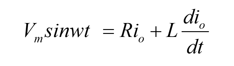 Power Electronics - Phase Controlled Half Wave Rectifier RL Load