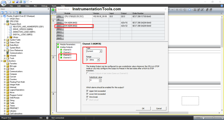 Control Speed Of Induction Motor Using Analog Output Of Plc