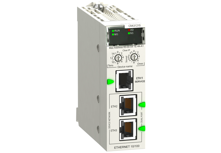 CRA Module in Schneider PLC - Remote IO Adapter Module