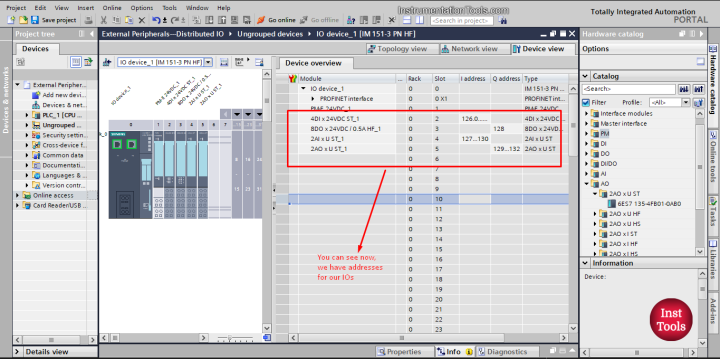 How to Configure Distributed IO in a PLC Project?