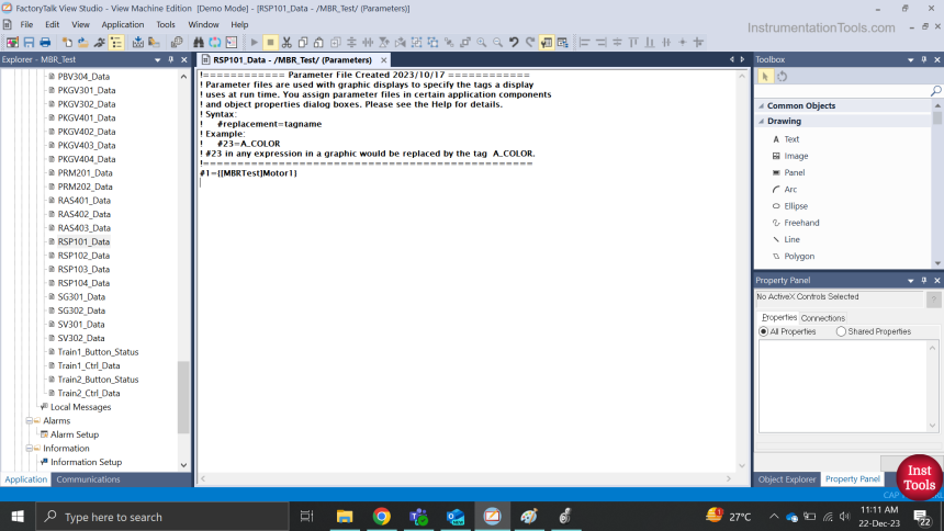 How to Create Faceplate in FactoryTalk View Studio?