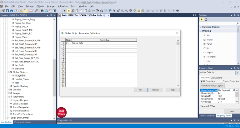 How to Create Templates in FactoryTalk View Studio?