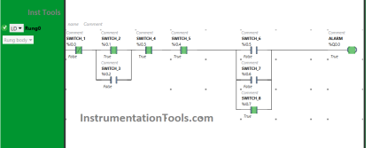 Basic PLC Alarm Programming Example