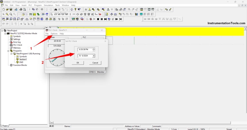 Real-Time Clock in Omron PLC? - CX Programmer