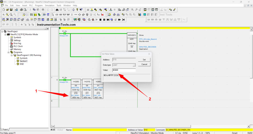 Real-Time Clock in Omron PLC? - CX Programmer
