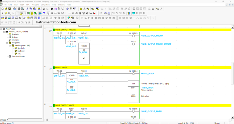 Plc Programming For Sequential Batch Mixing System 1271